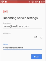 Email Setup - Android